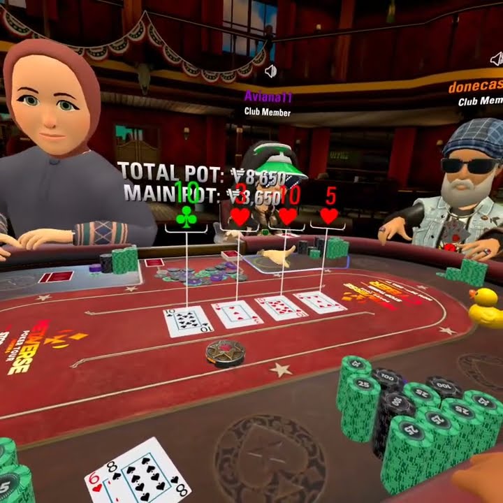 First time playing VR poker. - YouTube