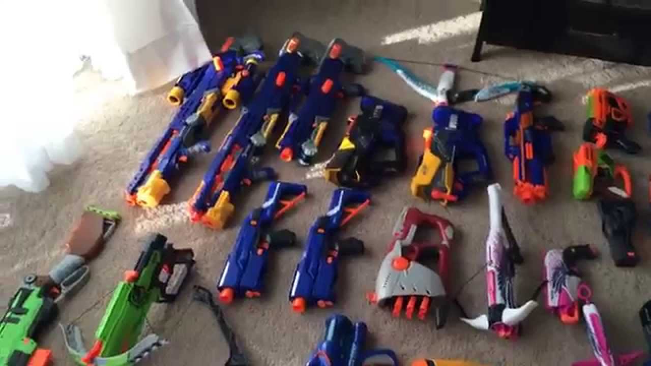 Coop's Nerf Collection - 15 July 2014 - YouTube