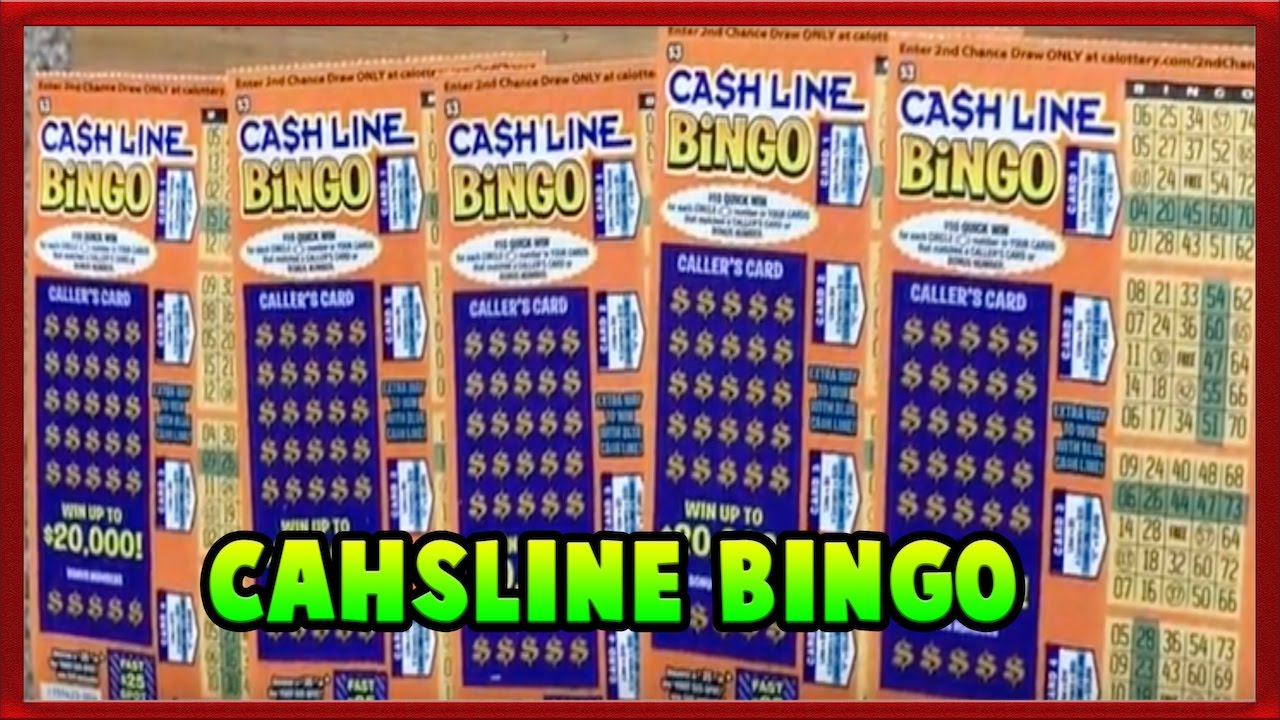 ** Cash Line Bingo Scratch off Lottery Tickets ** SL's SCRATCHERS ...