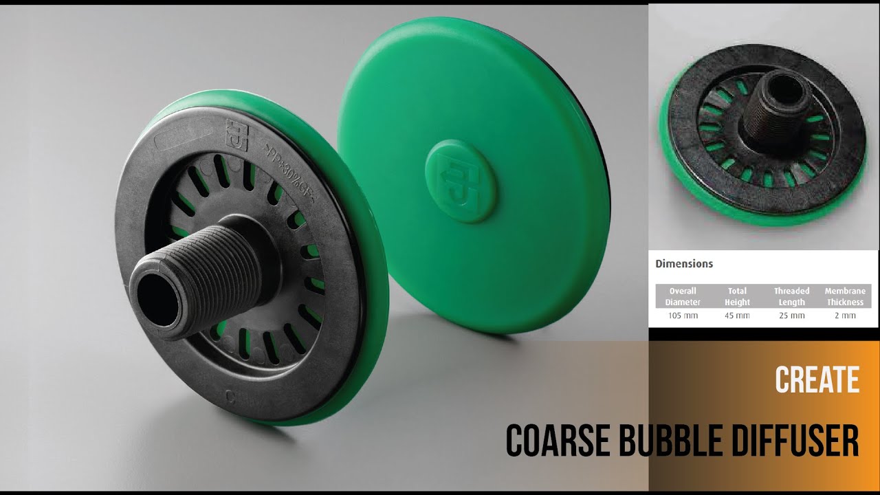 Create COARSE BUBBLE DIFFUSER by Revit - YouTube