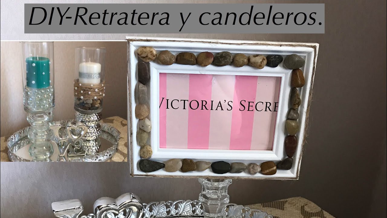 DIY-Retratera y porta velas. - YouTube