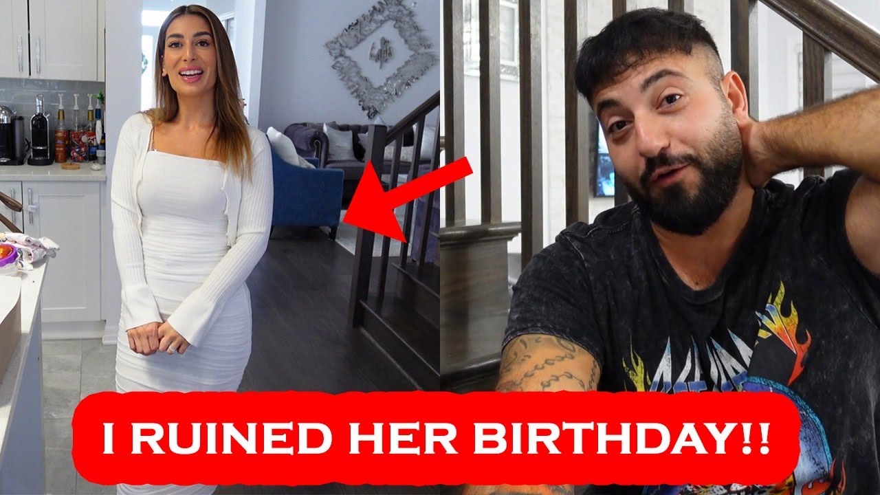 I RUINED MY WIFES BIRTHDAY BY DOING THIS - YouTube