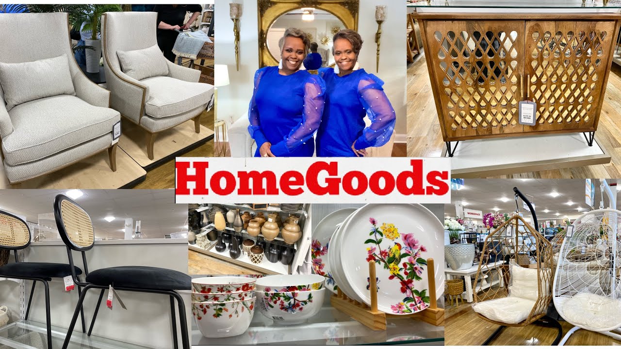 HOMEGOODS WALK THROUGH/SPRING AND EASTER DECOR (shop with me) - YouTube