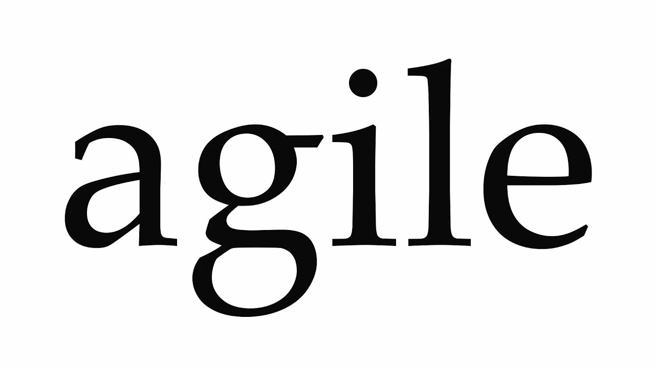 How to Pronounce agile - YouTube