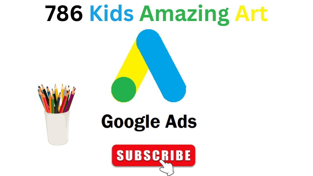 How to draw a google ads logo in ms paint/logo drawing - YouTube