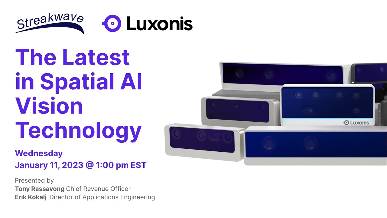 Luxonis Webinar - The Latest in Spatial AI Vision Technology - YouTube