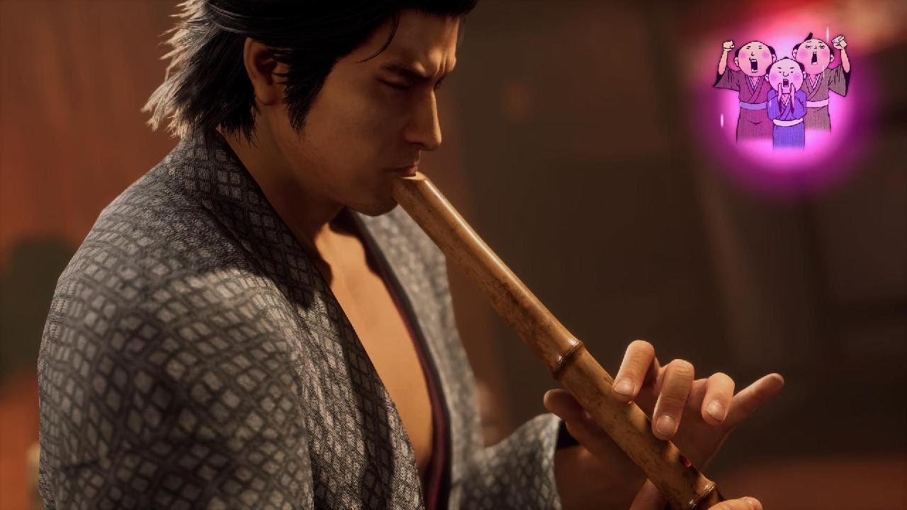 Kiryu singing Bakamitai in japan bakumatsu era - YouTube