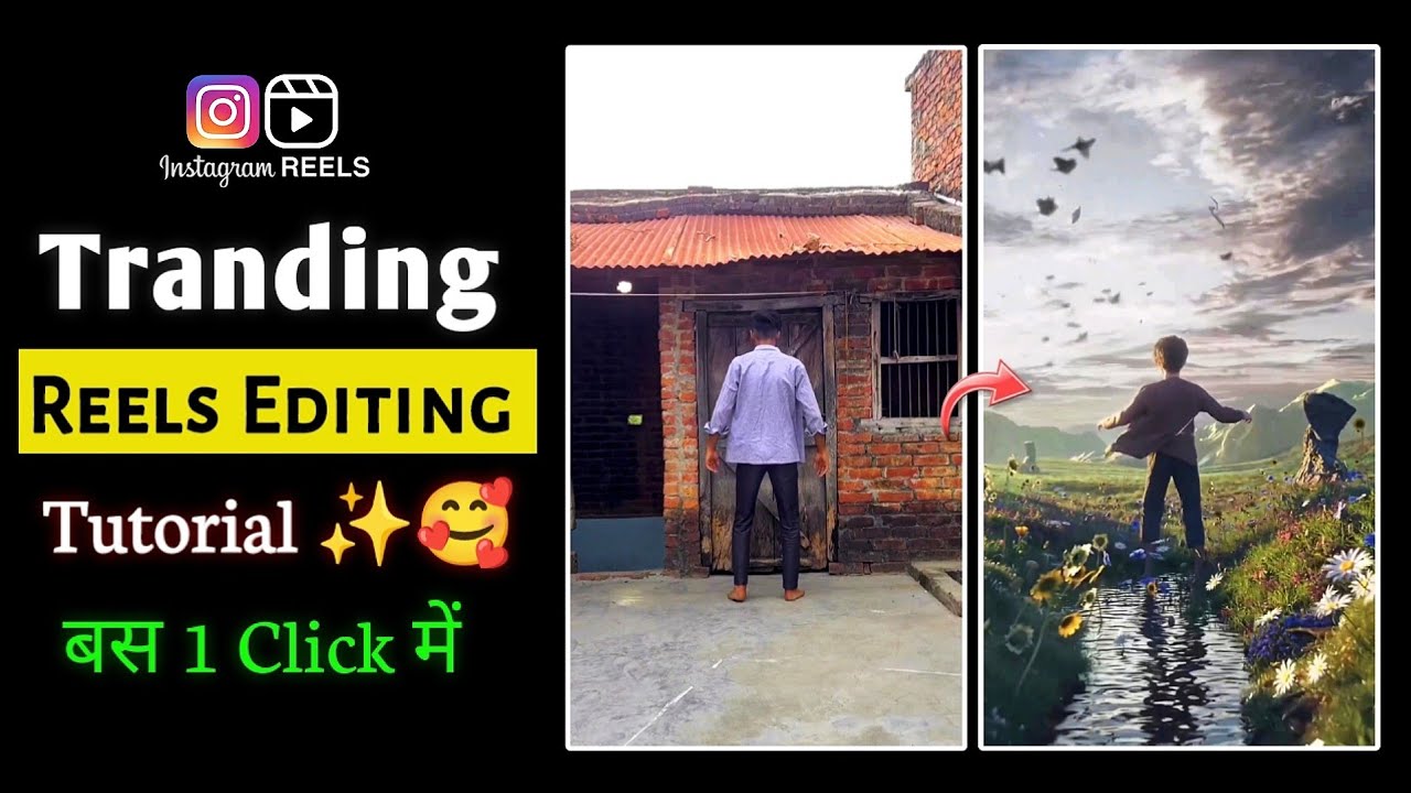 Trending Animation Transition Reels Editing | Instagram New Viral Reels ...