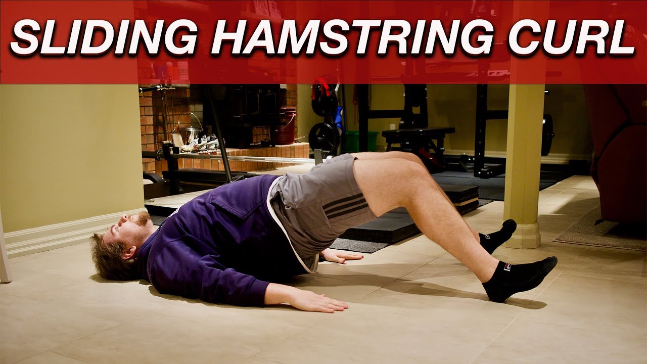 How To Do A Sliding Hamstring Curl - YouTube