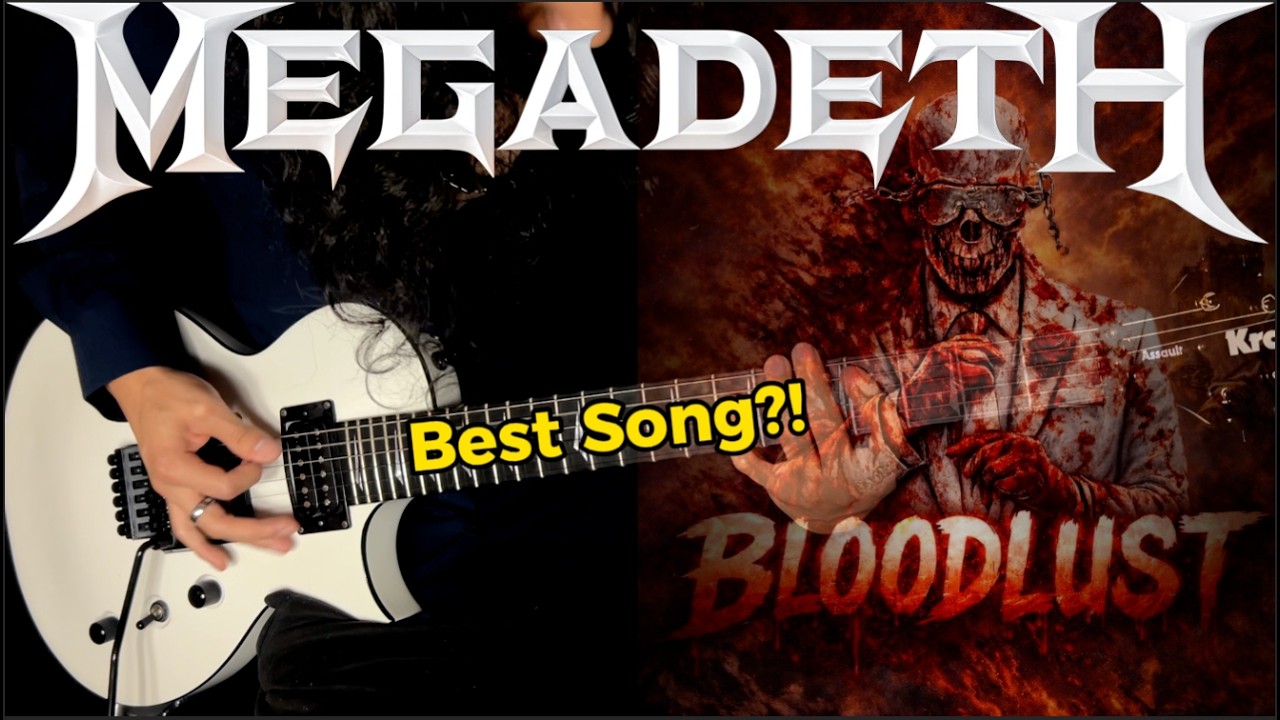 Megadeth - BloodLust Guitar Cover + Tabs - YouTube