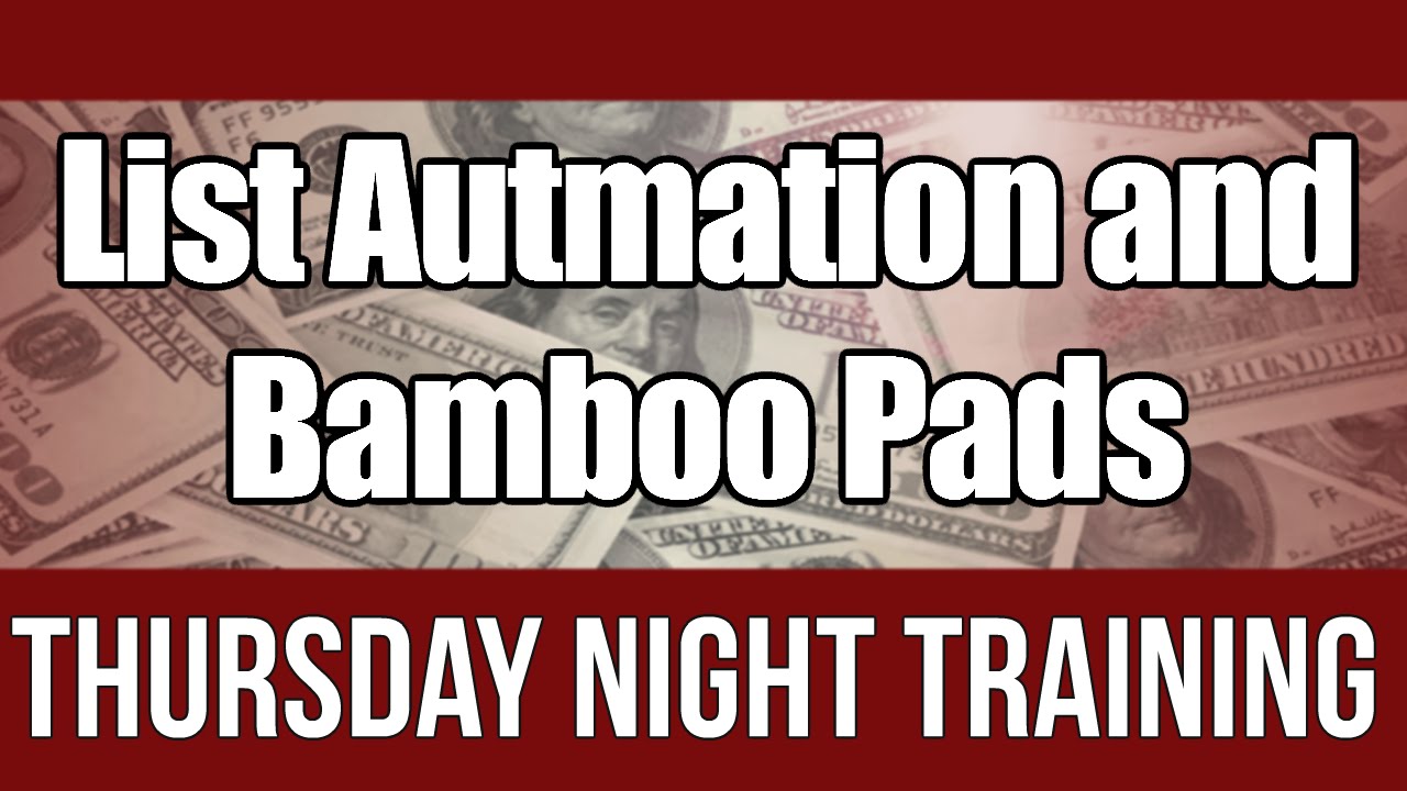 List Automation, Bamboo Pads, Funnel Management and Construction - YouTube