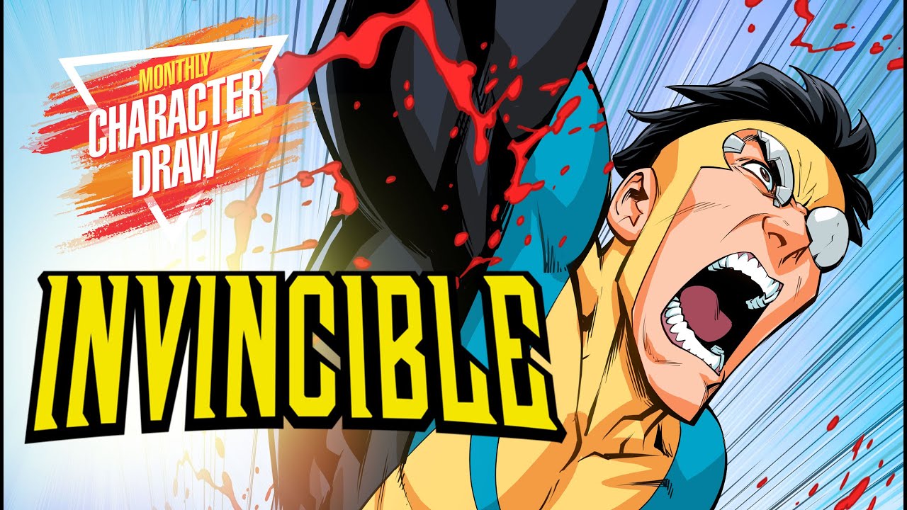 Invincible Character Draw - FULL ART TIMELAPSE - YouTube