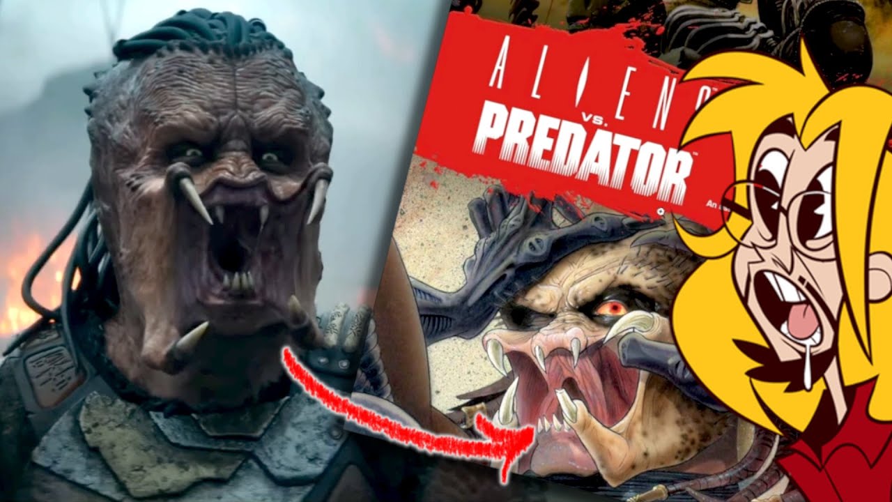 I am LOSING IT at the Predator Badlands Trailer - YouTube