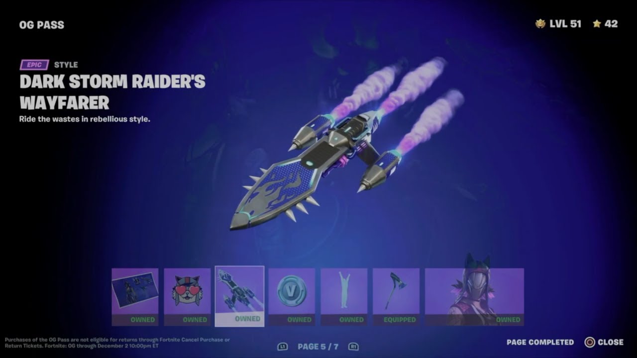 How to Unlock Dark Storm Raider’s Wayfarer Glider Style in Fortnite ...