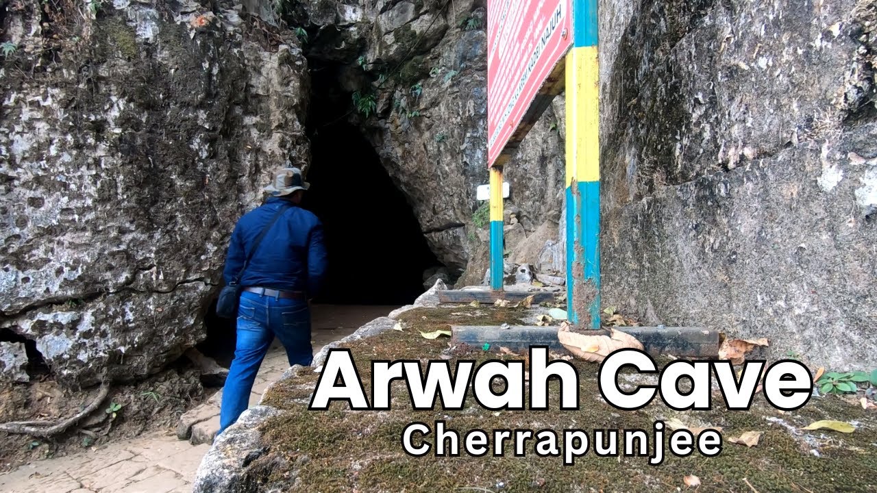 Beautiful Trek To Arwah Cave in Cherrapunji, Meghalaya - YouTube