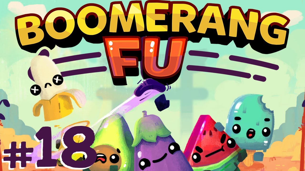 Boomerang Fu - #18 - Underperforming Banana!! (4 Player Gameplay) - YouTube