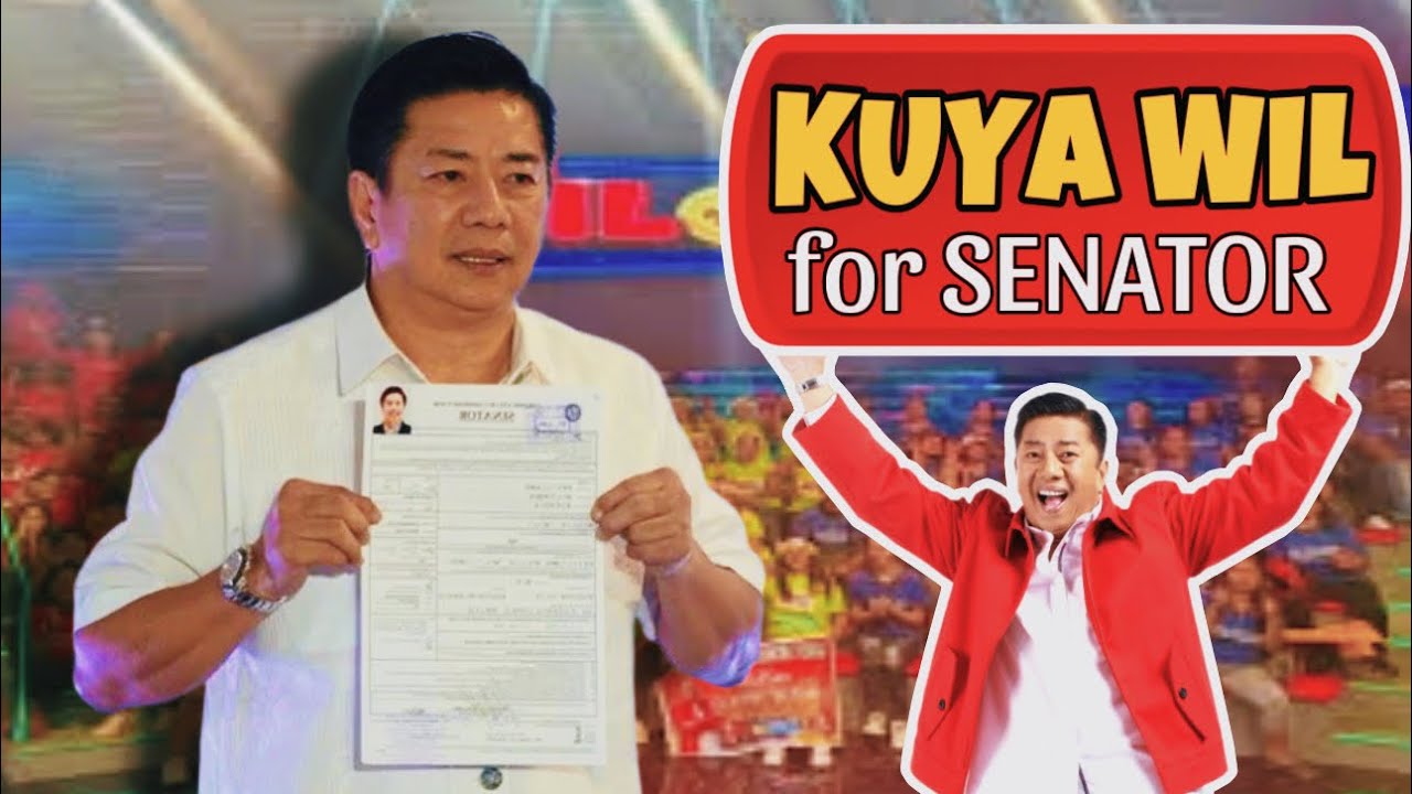 KUYA WIL TATAKBONG SENADOR 2025 | WILLIE REVILLAME COC Filing & Press ...