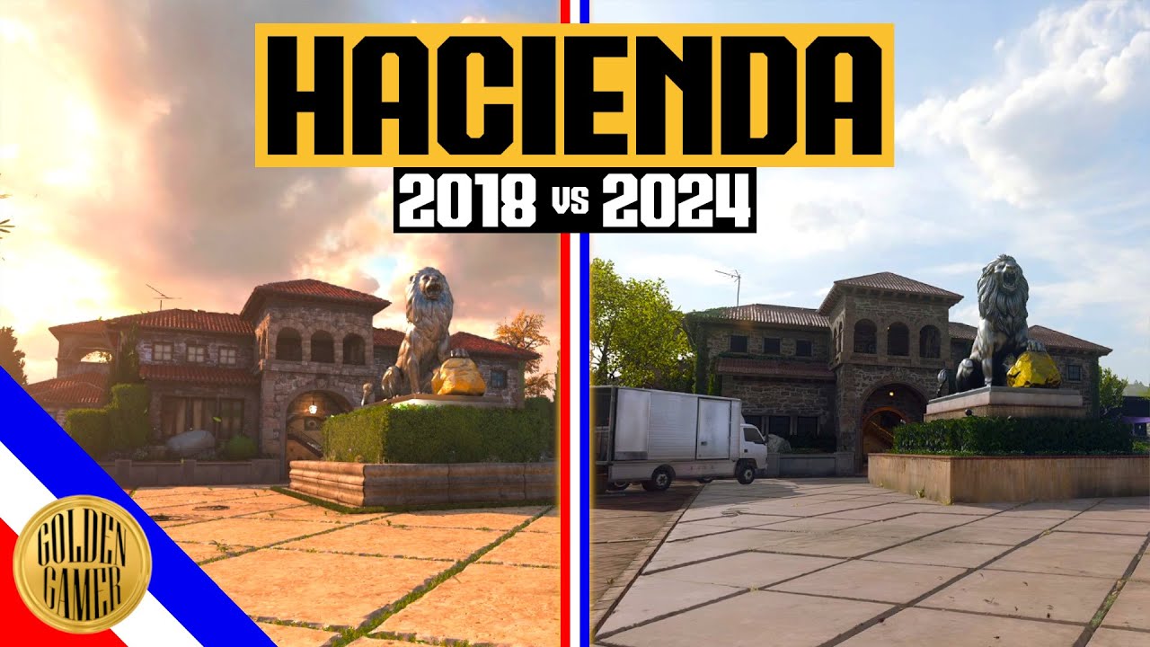 Hacienda Map Comparison - BO4 vs BO6 (2018 vs 2024) - YouTube