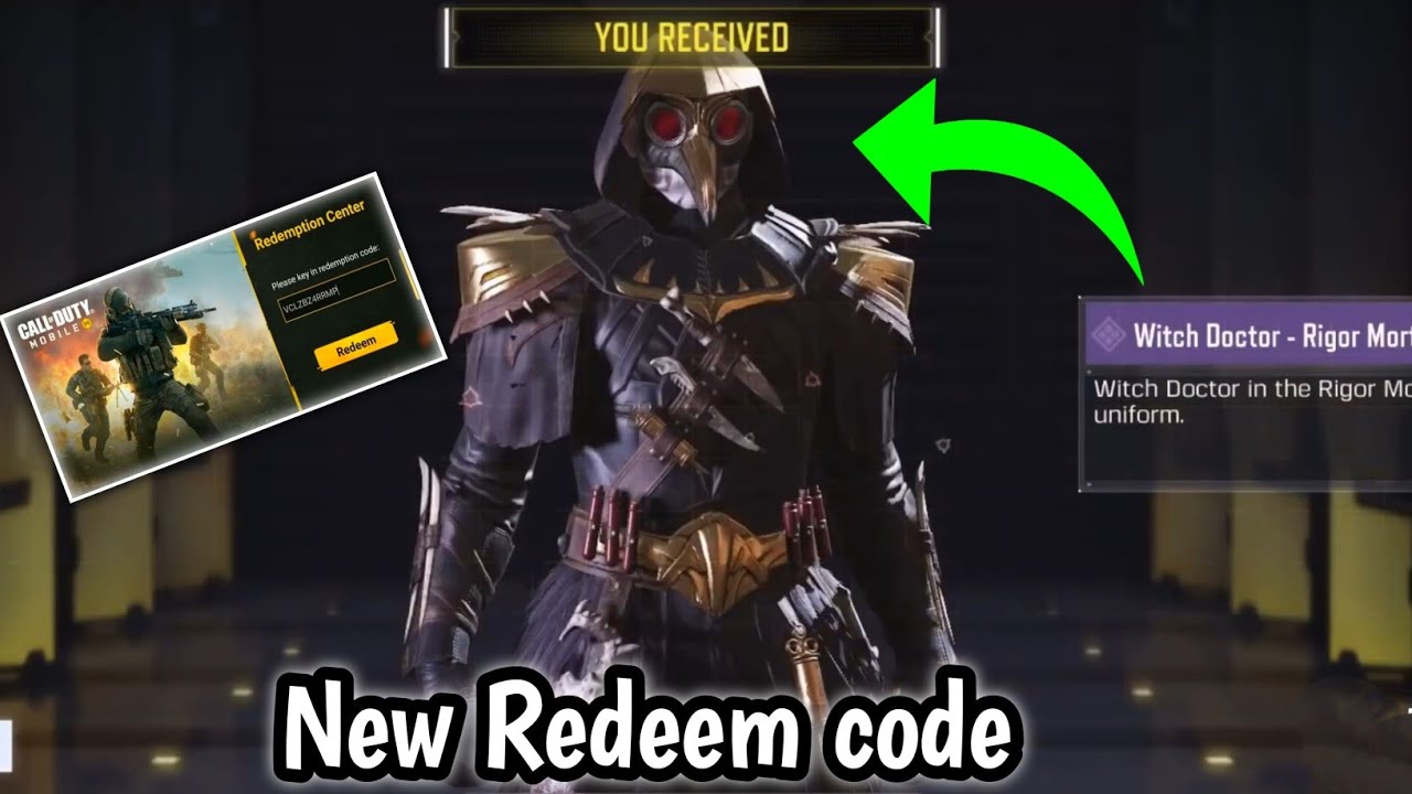 Cod Mobile Redeem code today 2025 | Call of duty Mobile Redeem code ...