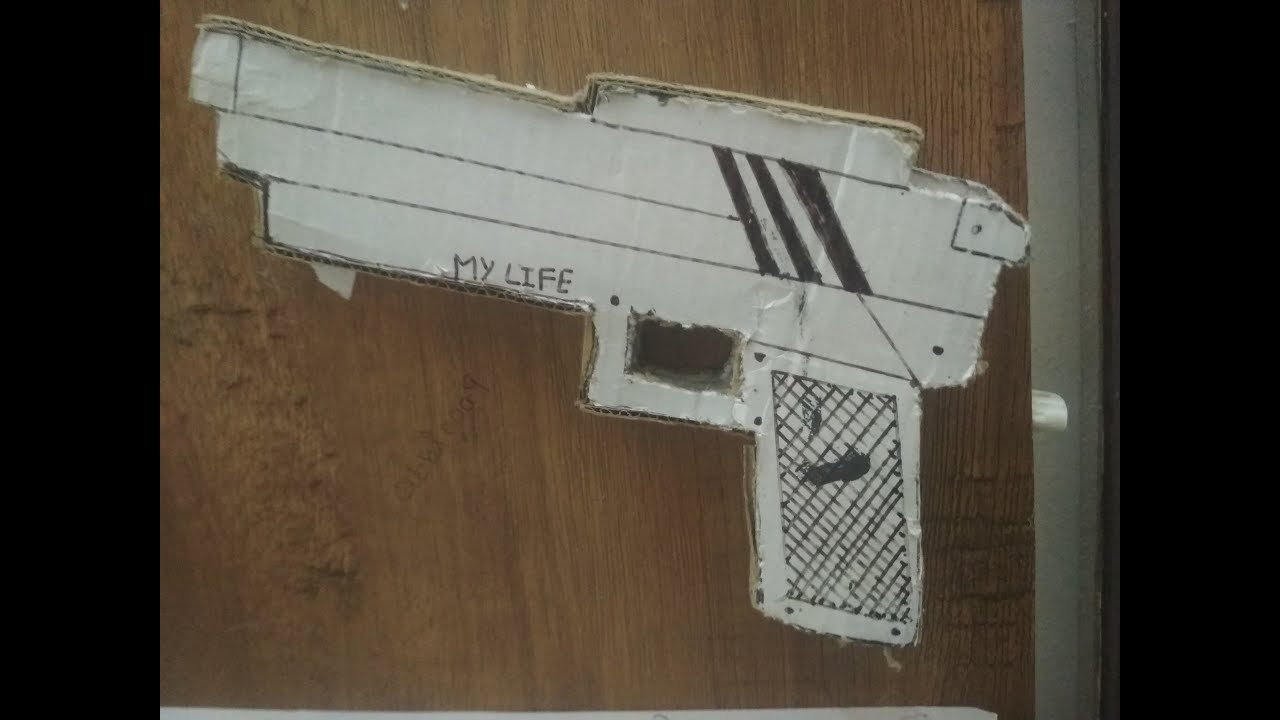 Newspaper gun .. - YouTube