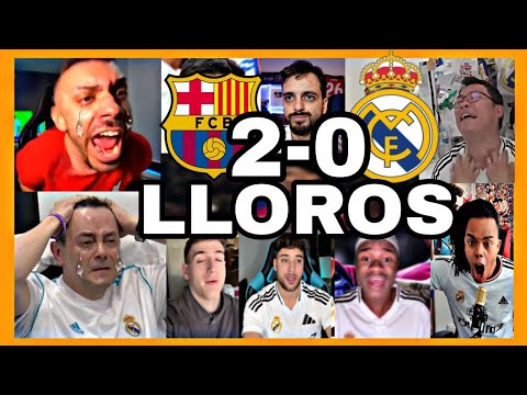 🤣🔥LOS MEJORES LLOROS MADRIDISTAS EN EL BARCELONA 2 REAL MADRID 0 (BARCELONA CAMPEÓN)