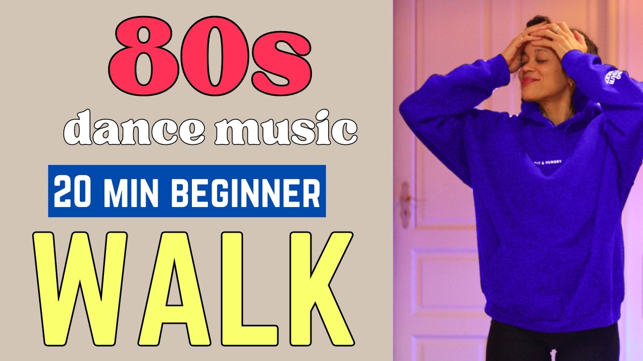 Simple Walking Workout to 80s Dance Music Low Impact Cardio Knee ...