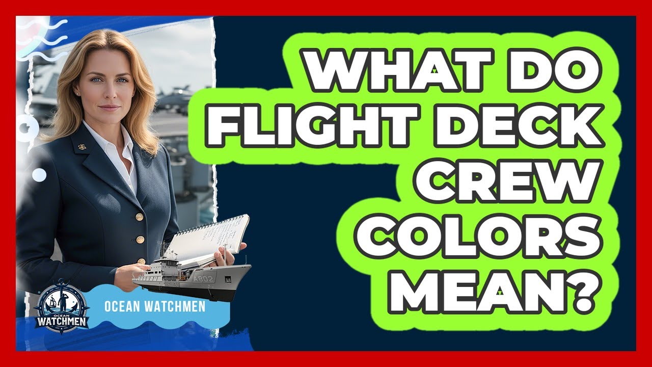 What Do Flight Deck Crew Colors Mean? - YouTube