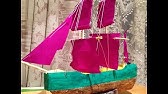 «Ручная работа». Парусник из картона (01.10.2014) - YouTube