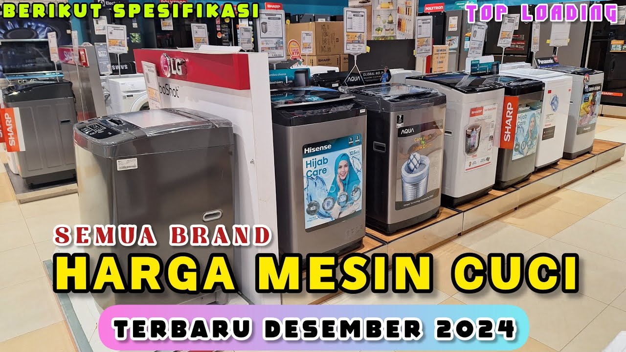 Harga Mesin Cuci 1 Tabung Semua Merk Terbaru 2024‼️ Desember 2024 🔸 ...