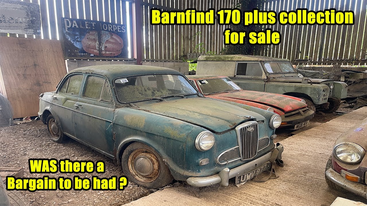 200 plus Classic Cars Discovered in UK Barn - and now up for auction ...