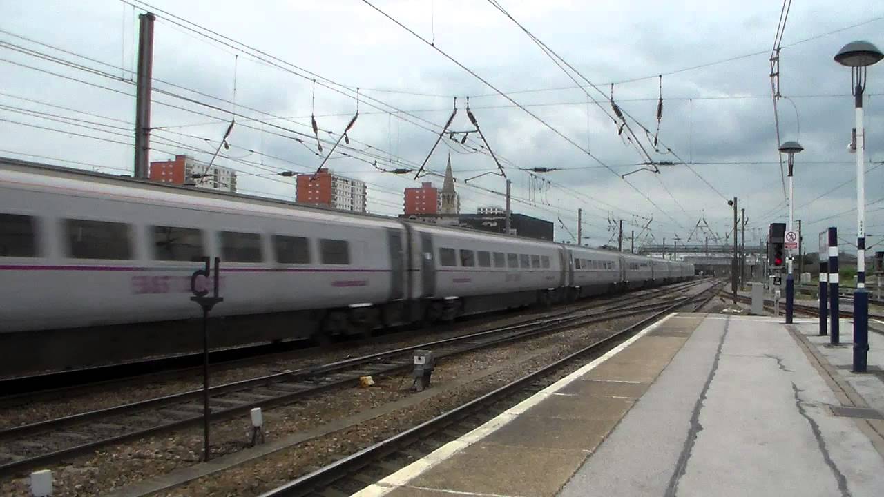 DVT and Class 91 7 Tone horn at Doncaster - YouTube