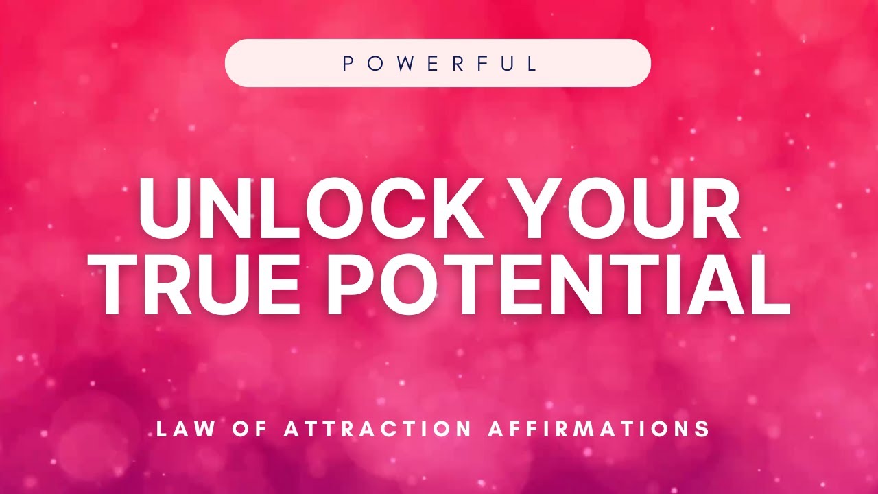 Unlock Your True Potential: Daily Self-Concept Affirmations for Success ...