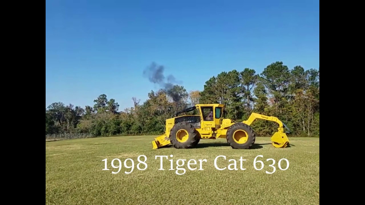 1998 Tiger Cat 630 Log Skidder - YouTube