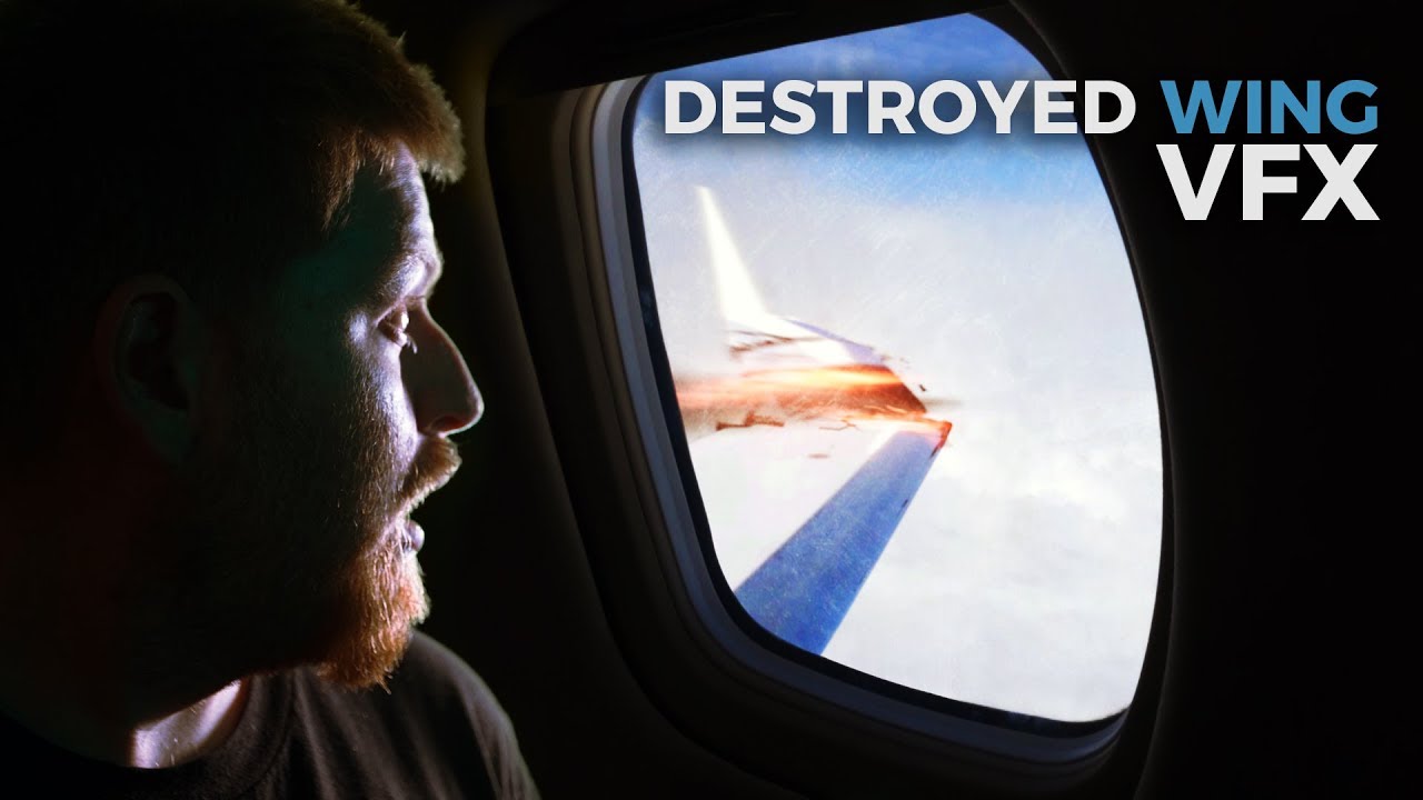 Airplane Wing DESTROYED with VFX - YouTube