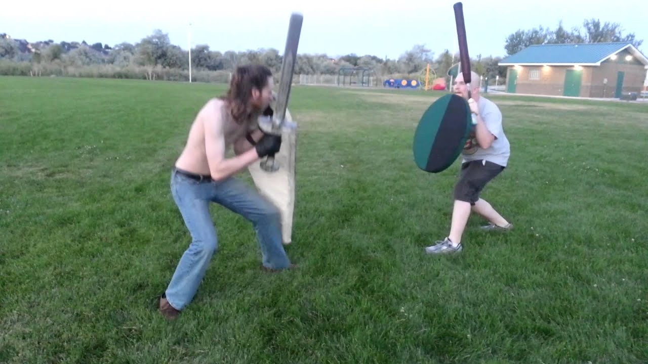 Larp Combat Practice - YouTube