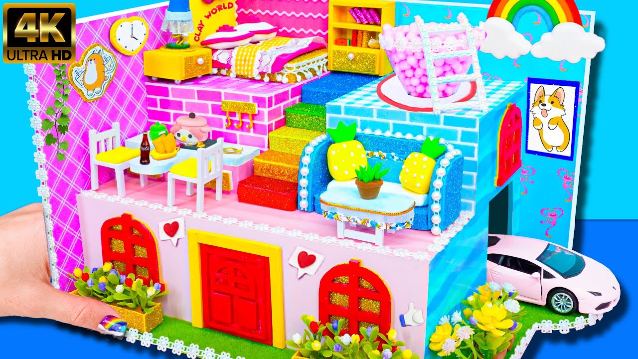 🌈Ultimate Rainbow Hamster Playground – Tiny Pets, Big Adventure! | DIY ...