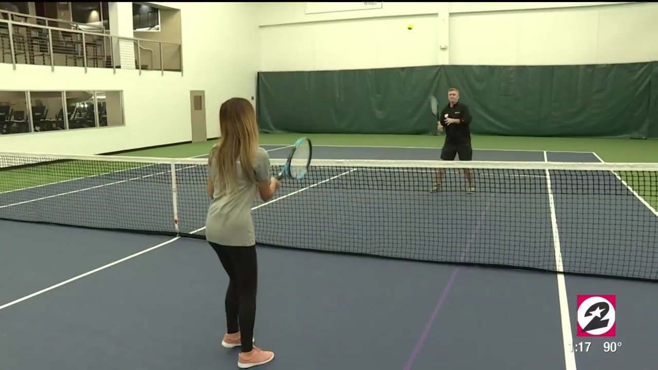 Learning The Basics Of Tennis - YouTube