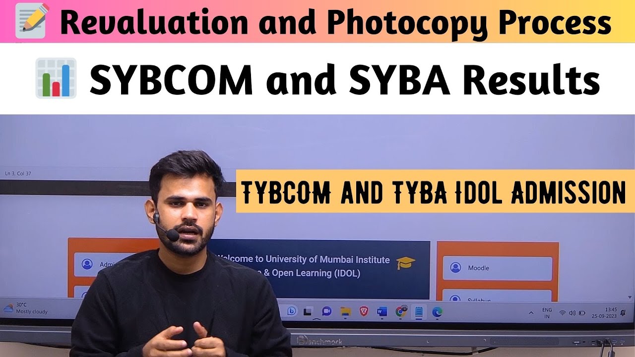 IDOL SYBCOM Results SYBA IDOL Results | Revaluation/Photocopy Form ...