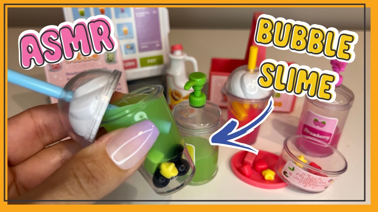 LET'S MAKE A MINI BUBBLE TEA? ASMR with Slime (Part 2) | Very Cute ...