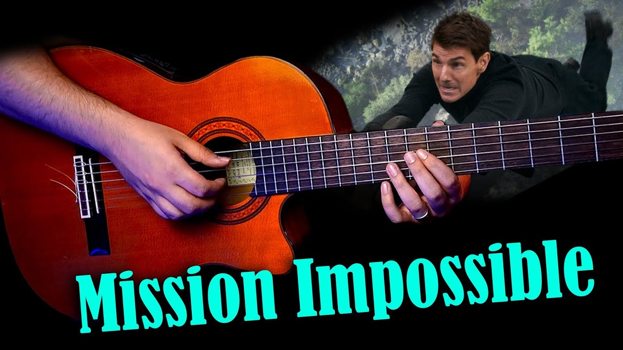 Learn Mission Impossible Guitar In 40 Sec | Easy Tabs Included - YouTube