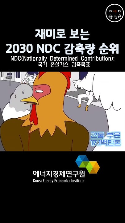 재미로보는 2030 NDC 감축량 순위 - YouTube