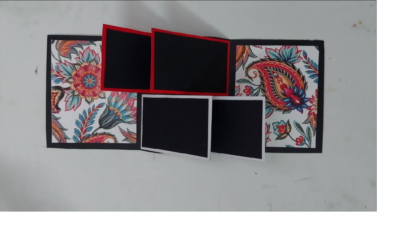 ZIG ZAG CARD TUTORIAL || SCRAPBOOK IDEAS - YouTube