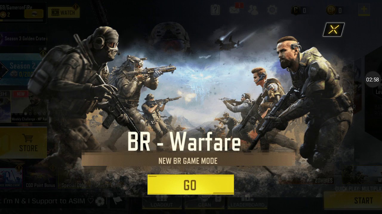 Season 3 new latest video(COD) ||69 games onfire - YouTube