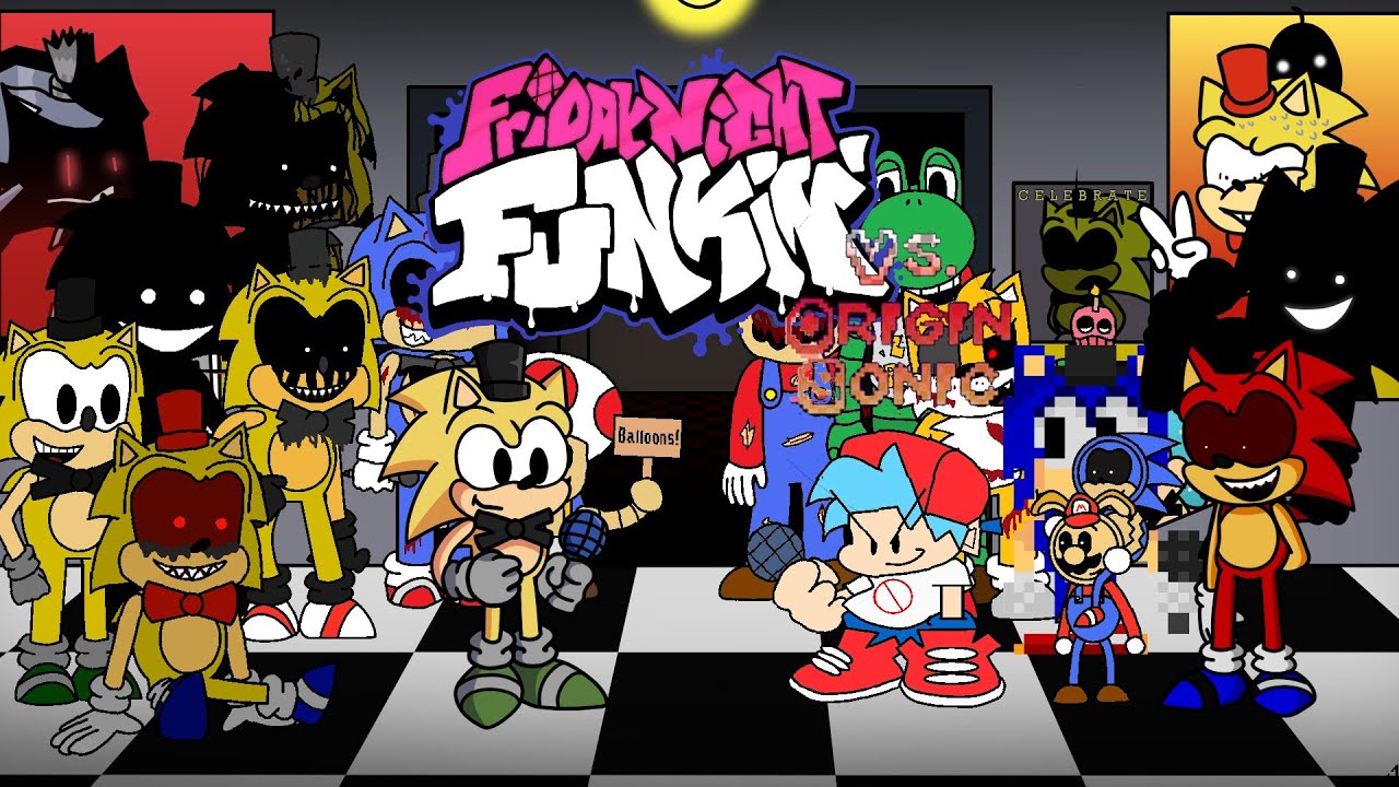 PRIMERO CON CLONE SONIC Y AHORA CON ORIGIN SONIC...|| FNF VS ORIGIN ...