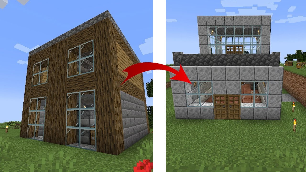 destroying and rebuilding my base! | Minecraft - YouTube