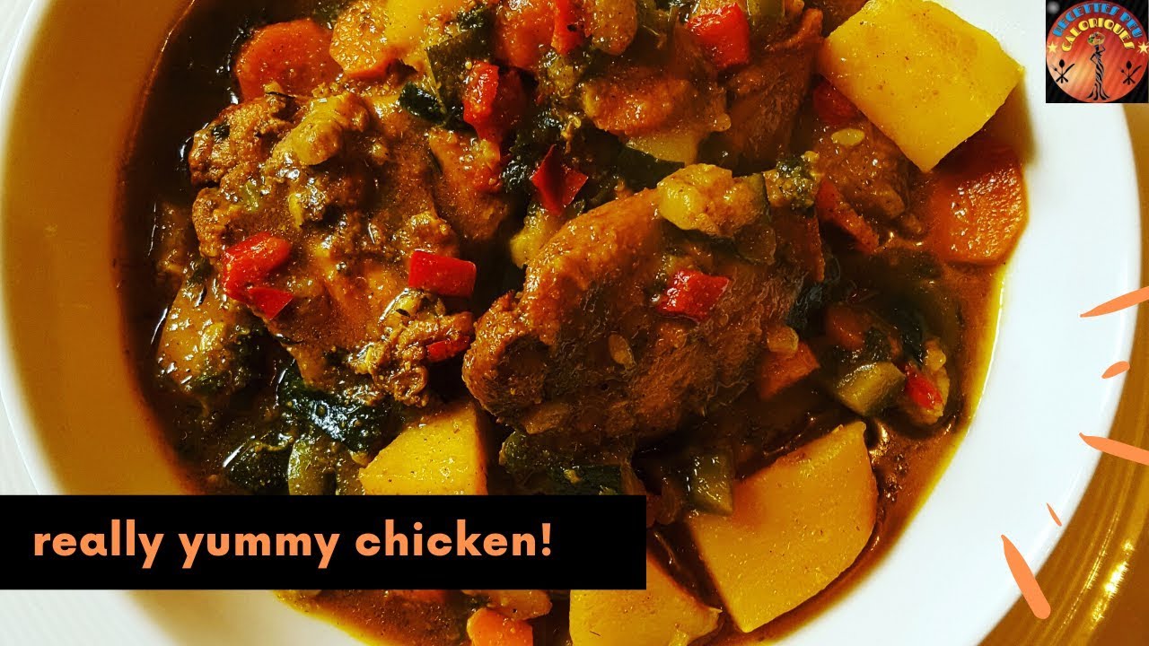 287Kcal ️How to | La Recette Du Colombo De Poulet | Colombo Chicken ...