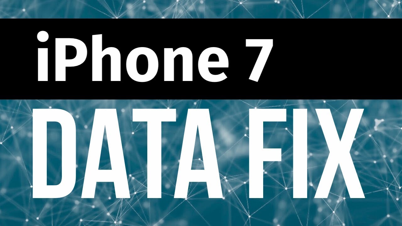 iPhone 7 / iPhone 7 Plus taking too much data - FIX | Excessive Data ...