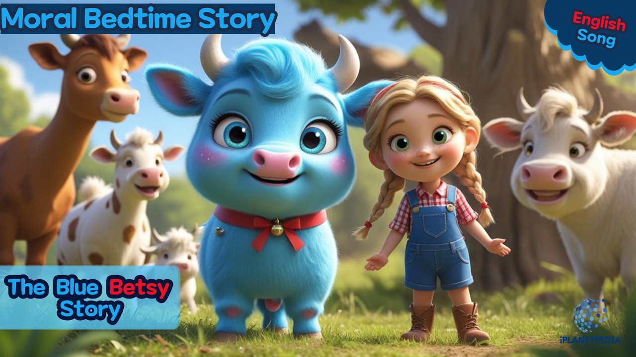 Blue Betsy : The Little Blue Cow Story | Moral Bedtime Stories | Unique ...