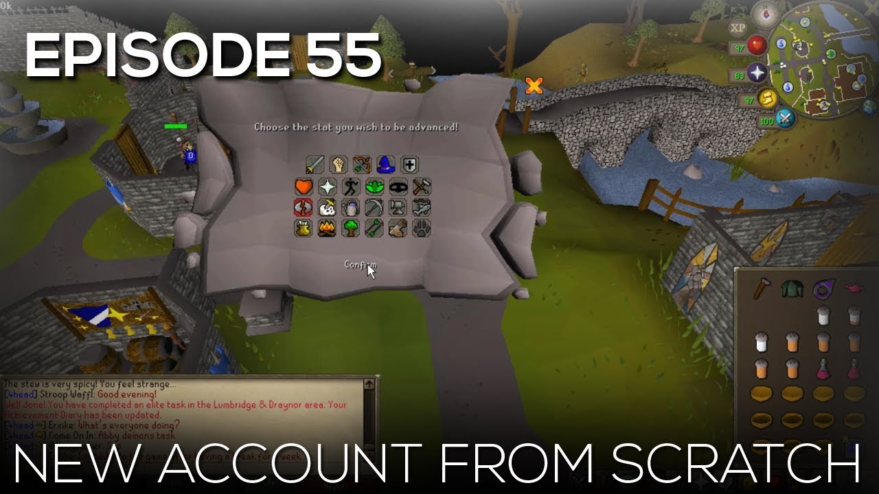 OSRS - New Account from Scratch | EP 55 | ANOTHER ELITE DIARY COMPLETED ...