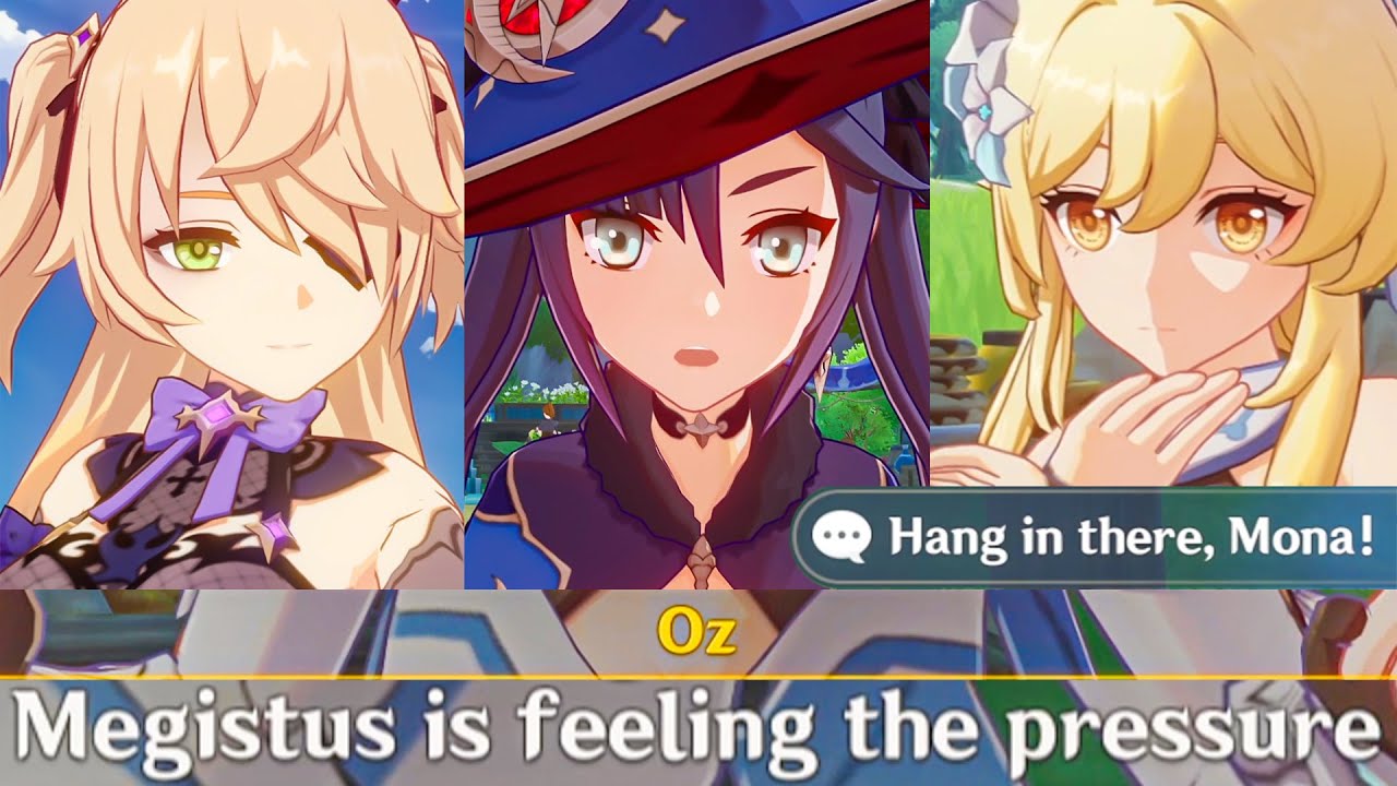 FISCHL HIDDEN TALENT!! Mona & Fischl Cutscene Genshin Impact - YouTube